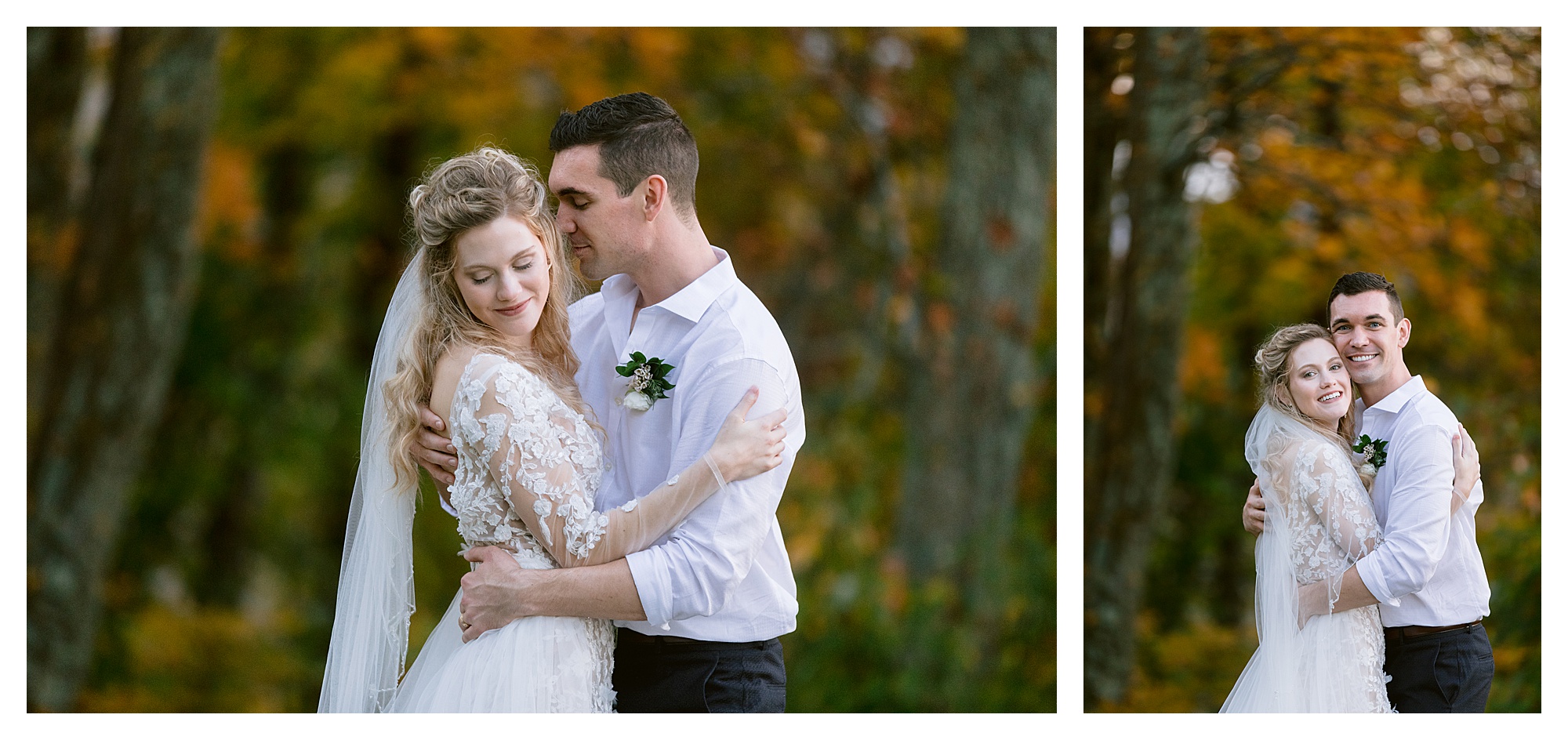 Fall Elopement at Jump Off Rock with their Immediate Family | Asheville ...